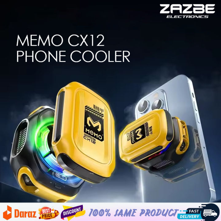 Gaming Cooler MEMO CX12 Mobile Phone Cooler Rechargeable Cooler ...