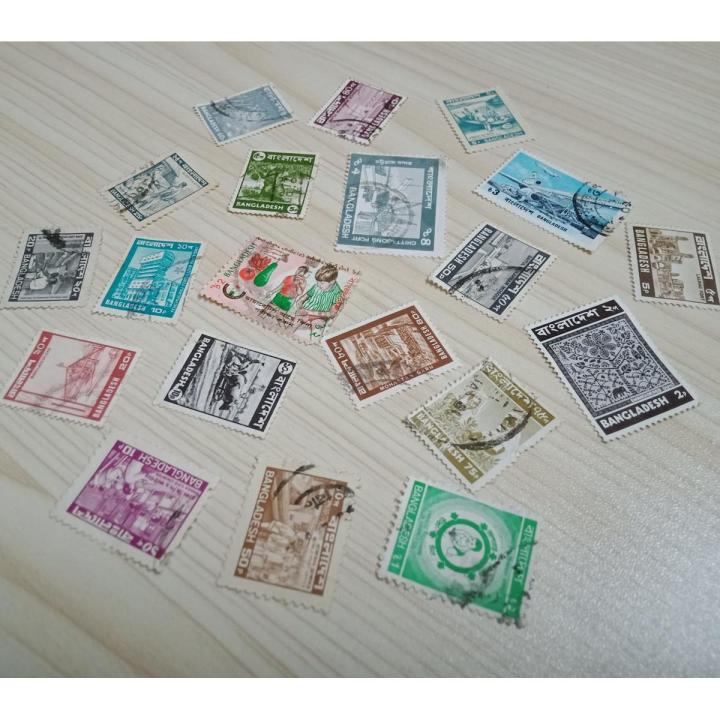 10 PCS Old Bd Paper Collection small stamp | Daraz.com.bd