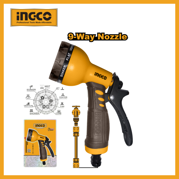 INGCO 9-sprayPlastic trigger nozzle HWSG092 | Daraz.com.bd