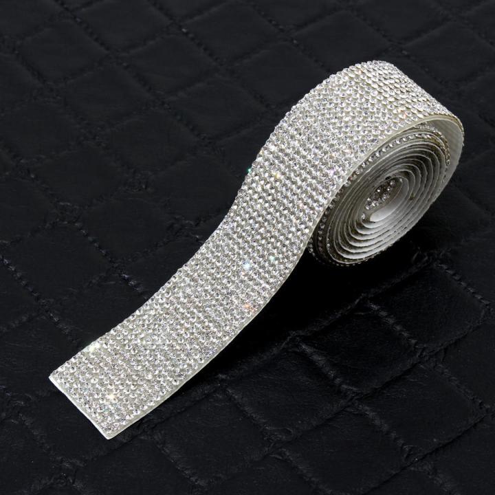 Self Adhesive Crystal Rhinestone Ribbon DIY Decoration Sticker ...