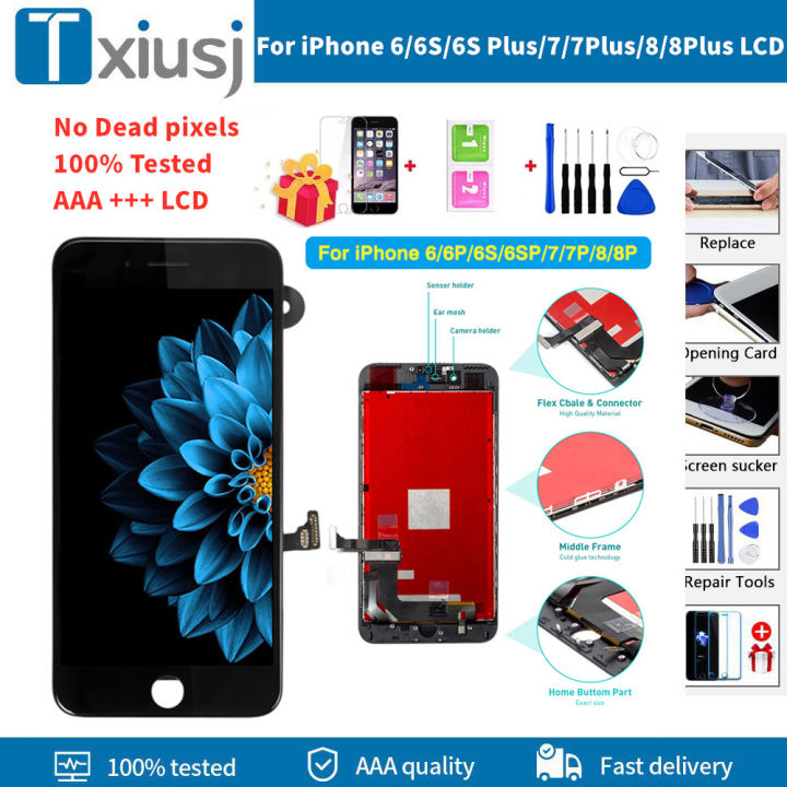 【Pre-order】 AAA+++Quality Display For 4 6 6S LCD Screen With 3D Screen ...
