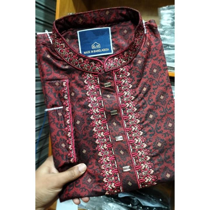 Men's Premium embroidery work Exclusive EID Collection Men New panjabi ...