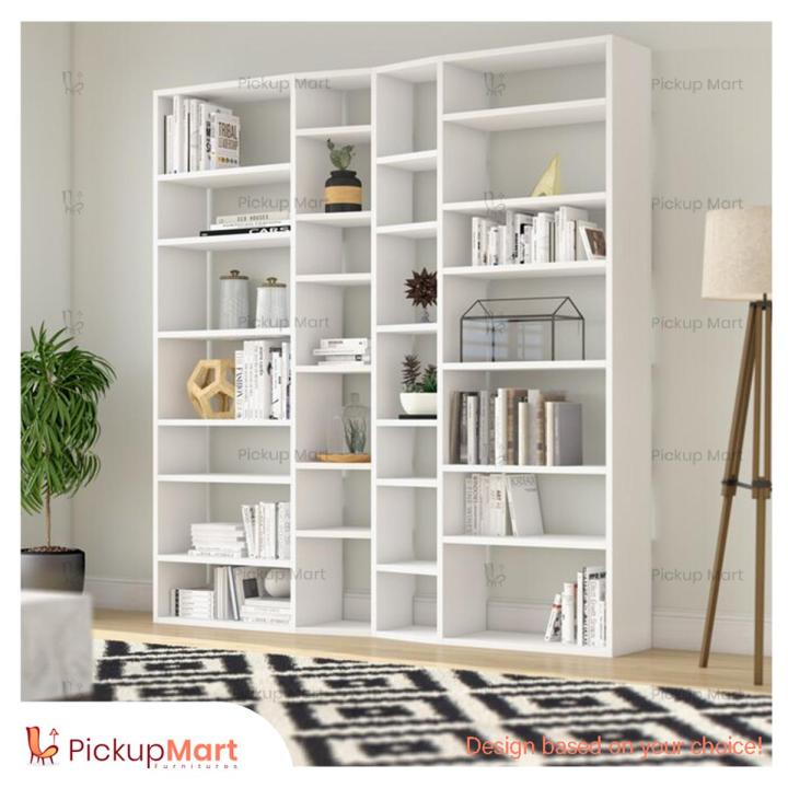 Laminated Board Book Shelf Showpiece Rack Living Room furniture BS - 73 ...