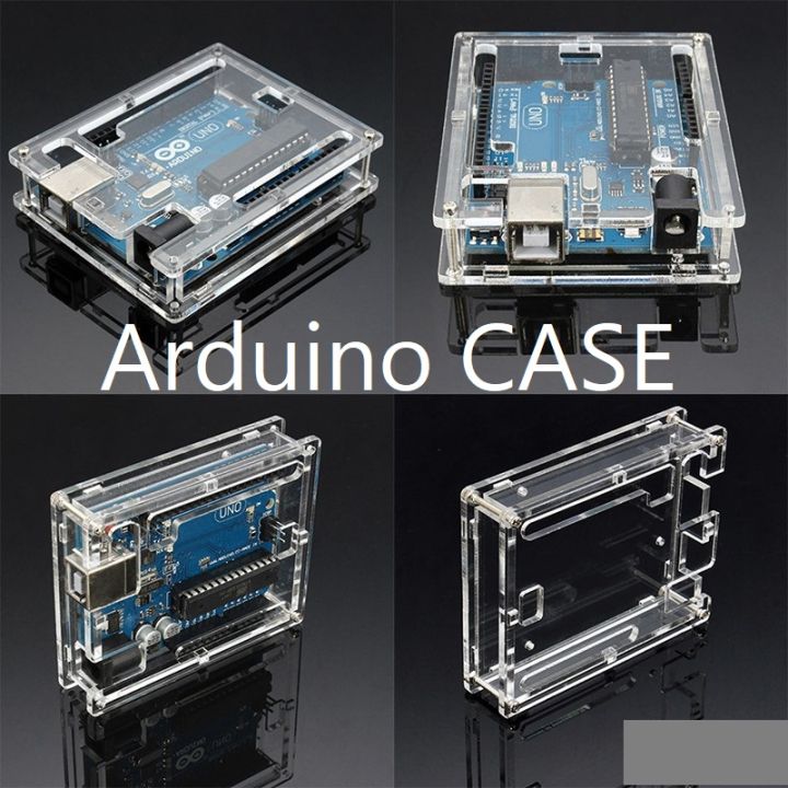 Arduino UNO CASE Transparent ACRYLIC Arduino Uno R3 Case Protective Shell Water Clear Cover ...