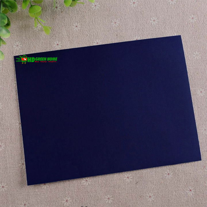 (Navy Blue) 20×15cm Nylon Cloth Sticker Self Adhesive Waterproof Fabric ...