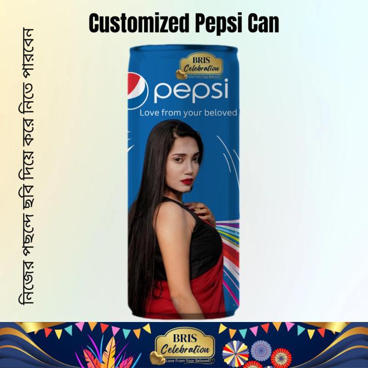 Customized Pepsi Can Best for gift your Love 250 ml | Daraz.com.bd