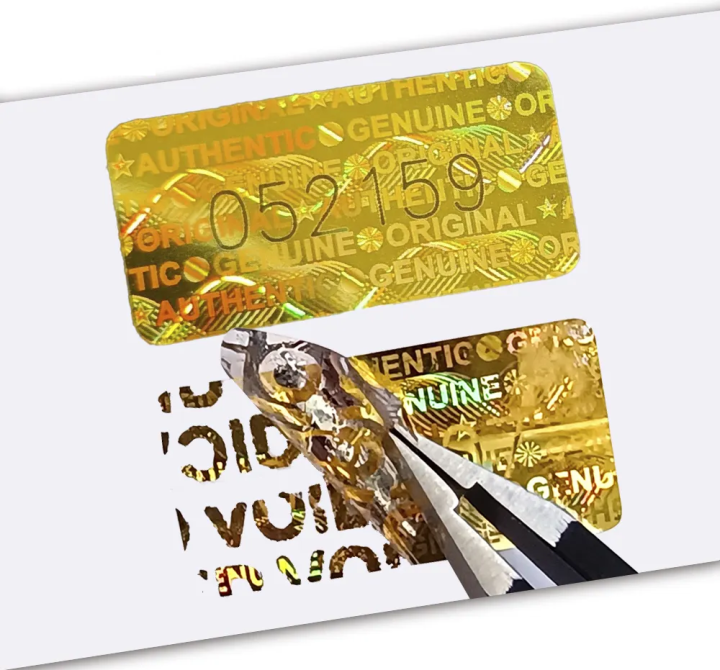 Golden Void security label sticker (30X15)mm 100pcs/ 1 roll | Daraz.com.bd