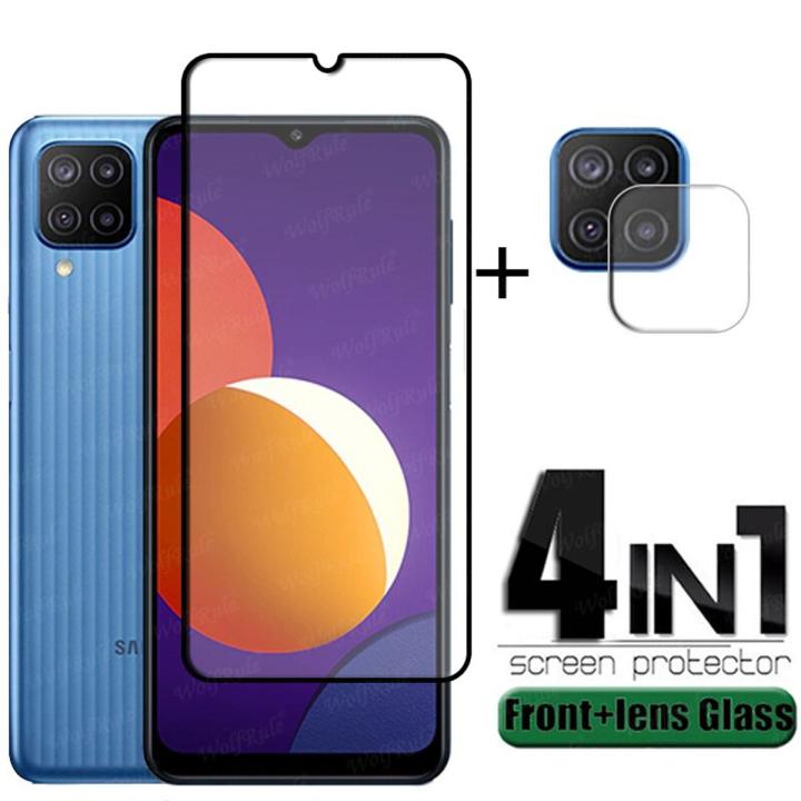 【2023】 4-in-1 For Samsung Galaxy M12 Glass For Samsung M12 Tempered ...