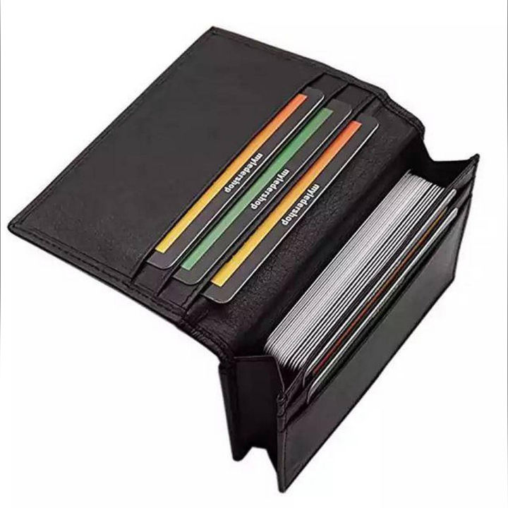 Black Leather Credit & visiting Card Holder | Daraz.com.bd
