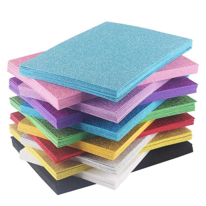 Glitter Foam A4 Size 10 Sheets | Daraz.com.bd
