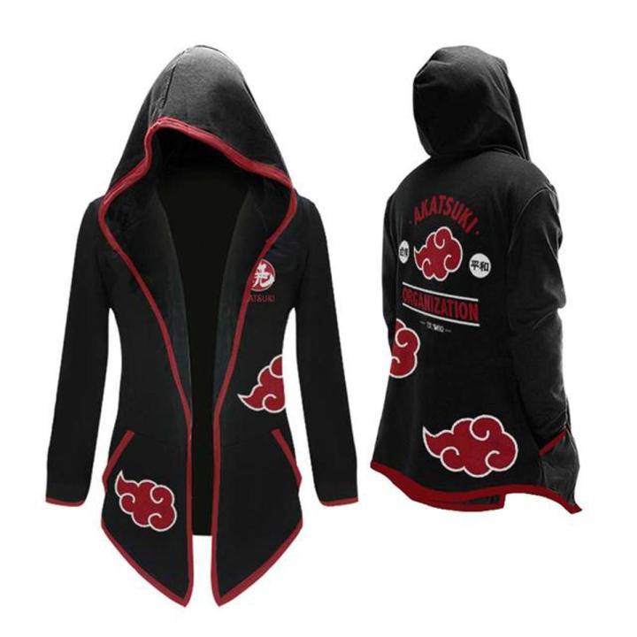 Anime Namikaze Minato Cosplay Jacket Trench Robe akatsuki Cloak ...