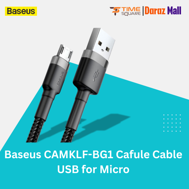 Baseus CAMKLF-BG1 Cafule Cable USB for Micro- Time Square | Daraz.com.bd