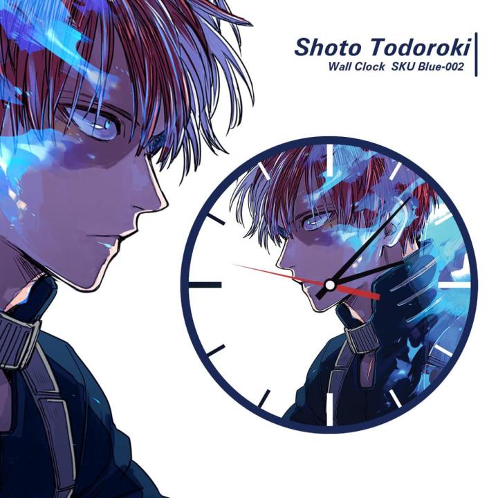 Customized Anime Wall Clock - Shoto Todoroki | Daraz.com.bd