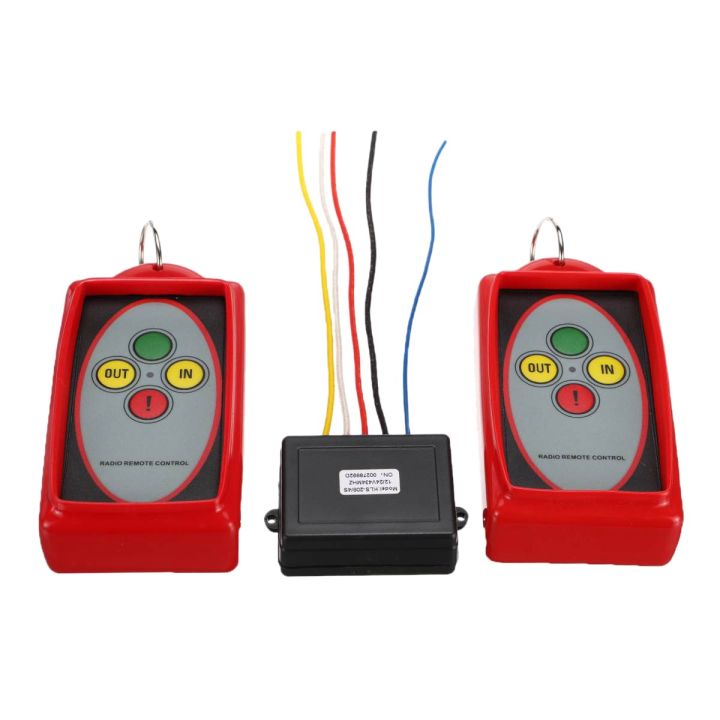 12V-24V 433MHz Digital Wireless Winches Remote Control Recovery Kit for ...