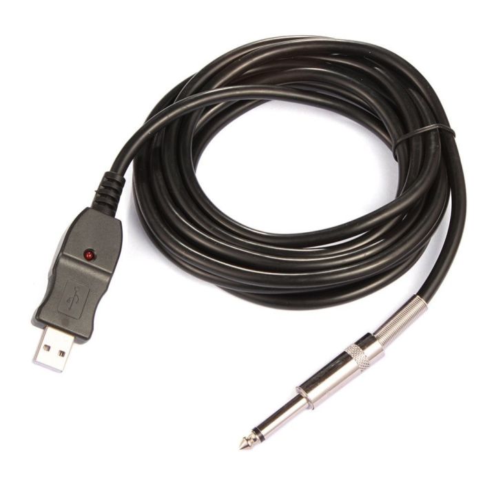 Guitar to PC USB Recording Cable Lead Adaptor Converter Connection ...