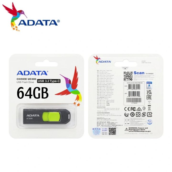 ADATA UVI50 USB Flash Drive 64gb USB3.2 Flash Pen Drive applies to all ...