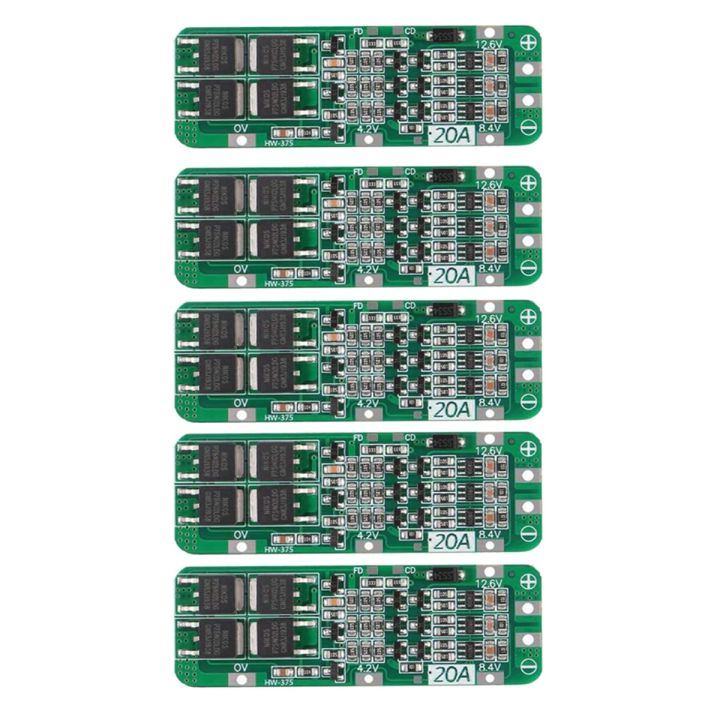 5Pcs 3S 20A BMS 18650 Li-Ion Li-Ion Battery Charger Module BMS Board ...