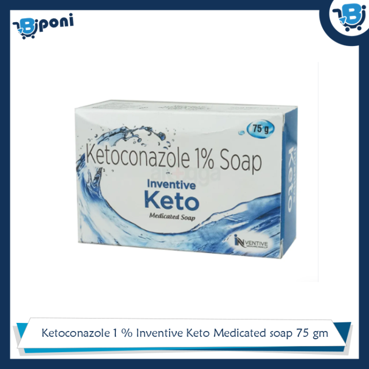 Ketoconazole 1 % Inventive Keto Medicated soap 75 gm | Daraz.com.bd