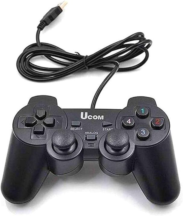 UCOM PC Dual Shock Joypad Wired USB Gaming Controller Black | Daraz.com.bd