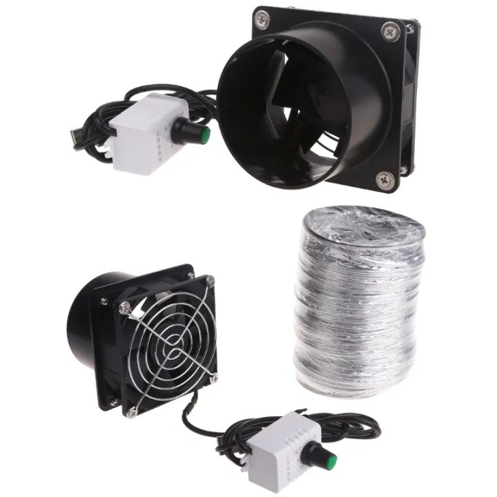Exhaust Fan Air Ventilator Metal Pipe Ventilation Exhaust Fan Mini ...