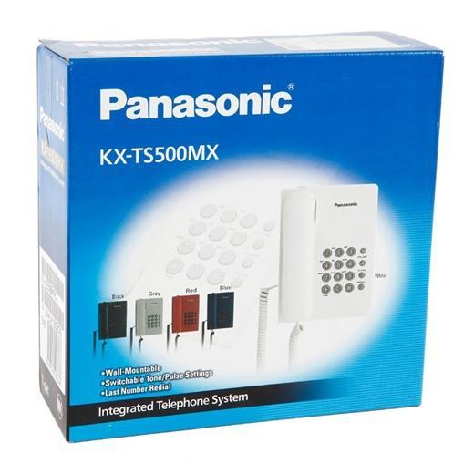 PANASONIC INTERCOM/LANDLINE SET, KX-TS500MX.(White) | Daraz.com.bd