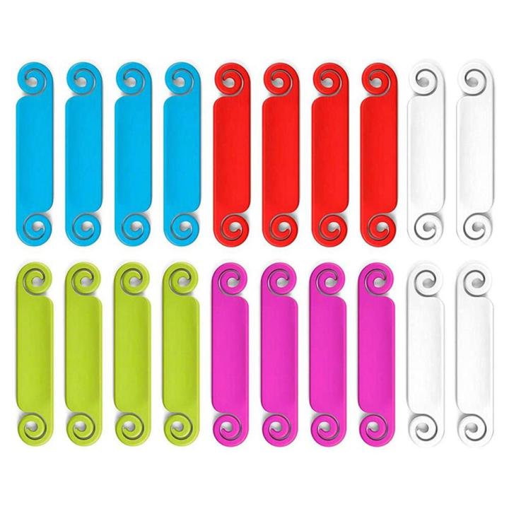 20 Pcs Cable Tags Cable Management Tags Multicolor Cable Labels Cord ...