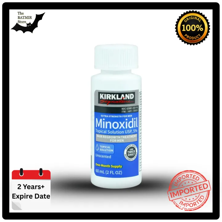 Kirkland Minoxidil 5% Topical Solution 60ml Extra Strength Hair ...