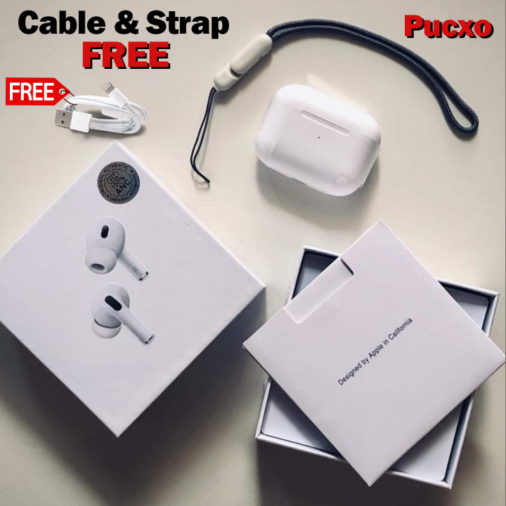 AirPods Pro 2nd Genaration MADE IN DUBAI Bluetooth Earbuds Ipx4 ...