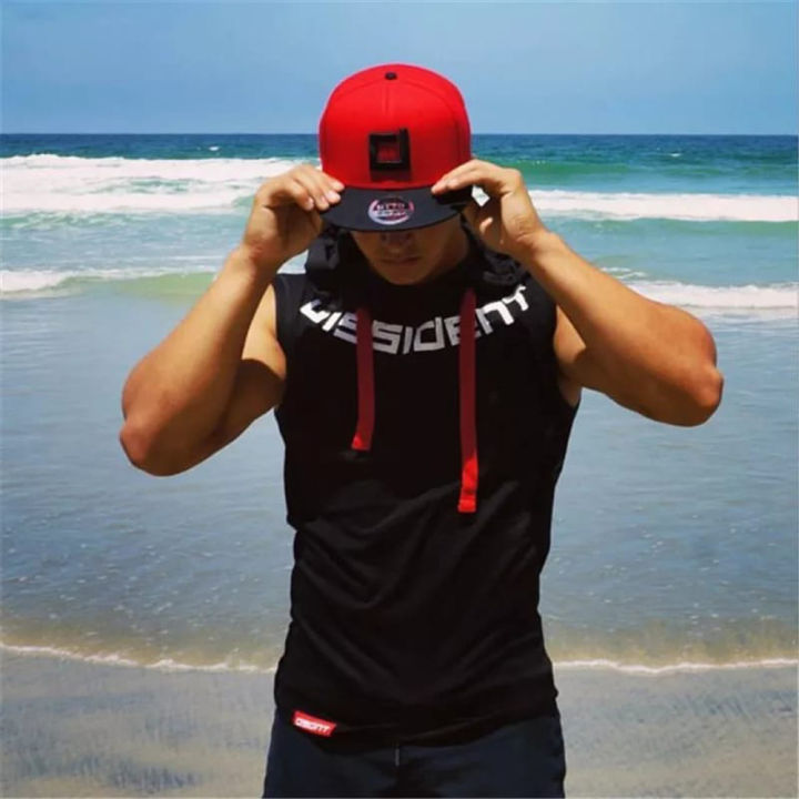 Cotton Sleeveless Hoodie For Men - Black - Hoodie For Men - Hoodie For ...