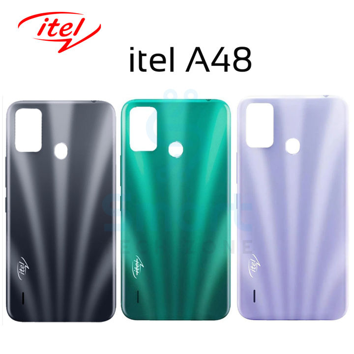 itel A48 Back Panel/Backshell/ Casing + Side Buttons With Logo-All ...
