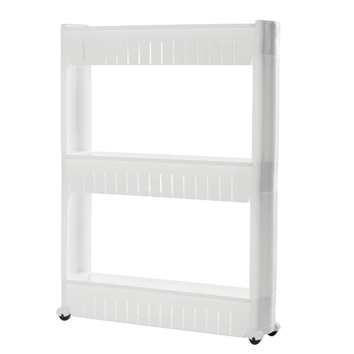 3/4 Tier Slim Slide Out Kitchen Trolley Kitchen Rack Holder Storage ...