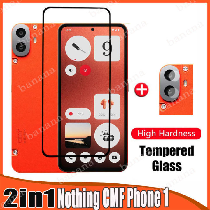 Nothing CMF Phone 1 Tempered Glass for Nothing Phone (1) 2 in 1 Full ...