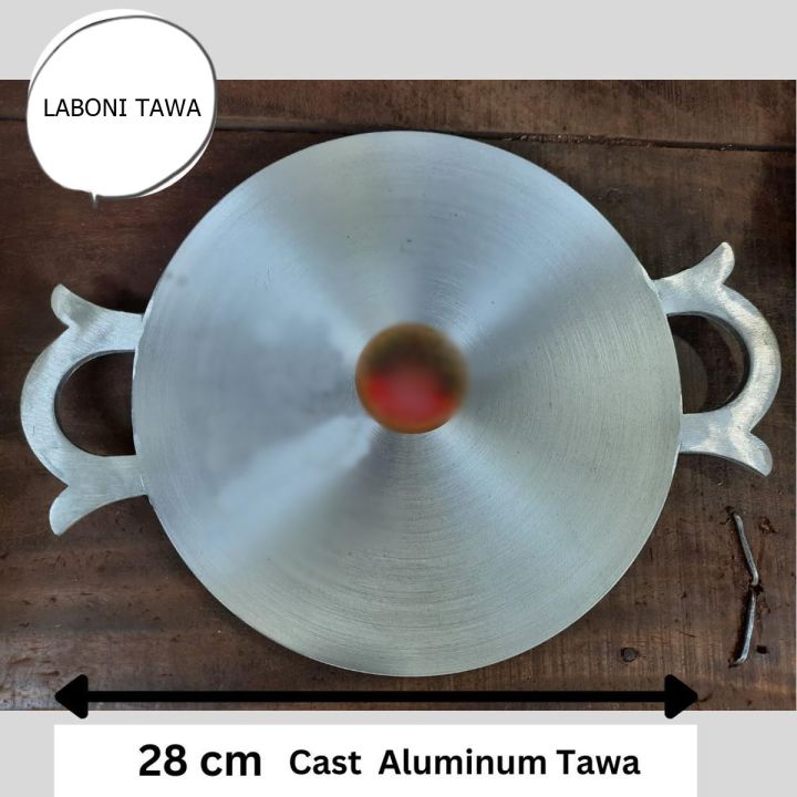 Cast Aluminum Roti And Dosa Tawa Double Handle- Regular Size For ...