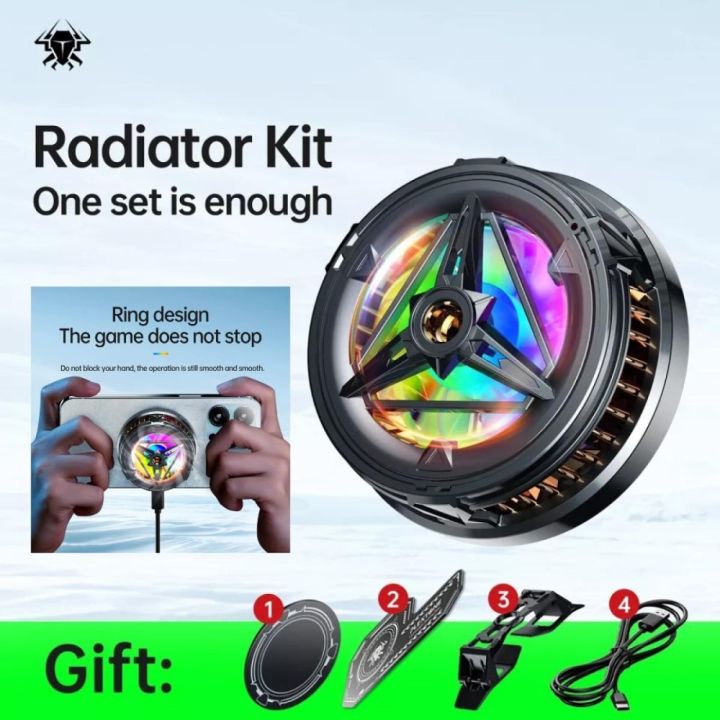 Plextone Ex2 Rgb Gaming Cooler For Mobile - Portable Cooling Fan For ...