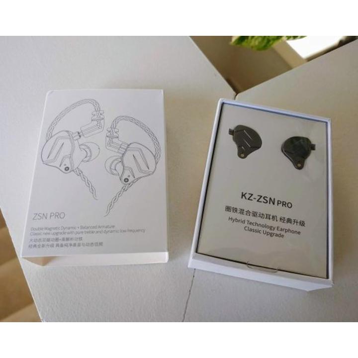 KZ ZSN Pro X Hybrid Technology in Ear Earphones 0.75mm HiFi Bass ...