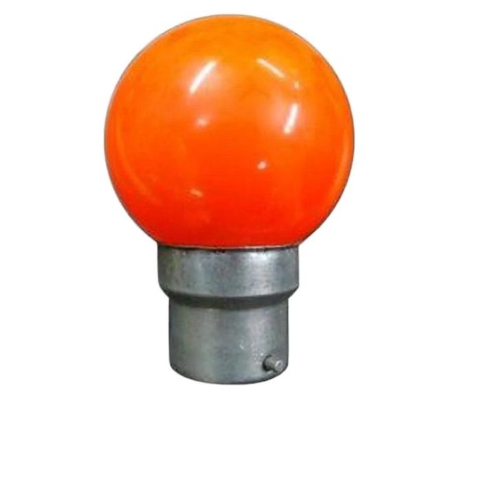 iPOWER Orange Colour Mini 0.5-Watt B22 Base LED Bulb ( Dream Light ...