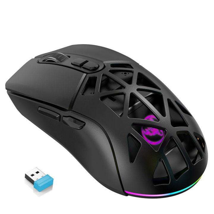 HXSJ T26 Wireless 2.4G BT5.1 Dual-Mode Rechargeable Gaming Mouse ...