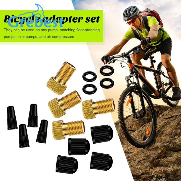 Valve Adapter Set Universal Presta Valve Adapter Dust-proof Bike Tire ...
