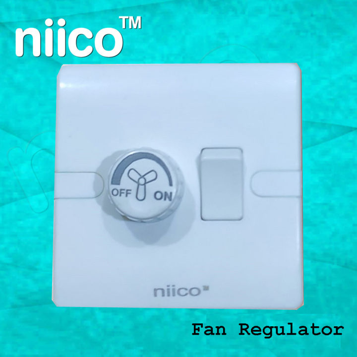 NIICO Heavy Duty Fan Regulator With Switch Wall Switch ( 2 Year ...