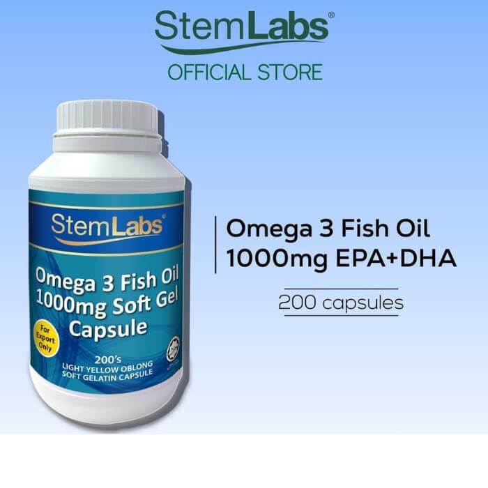StemLabs Omega 3 Fish Oil 1000mg 200capsules from New Zealand | Daraz ...