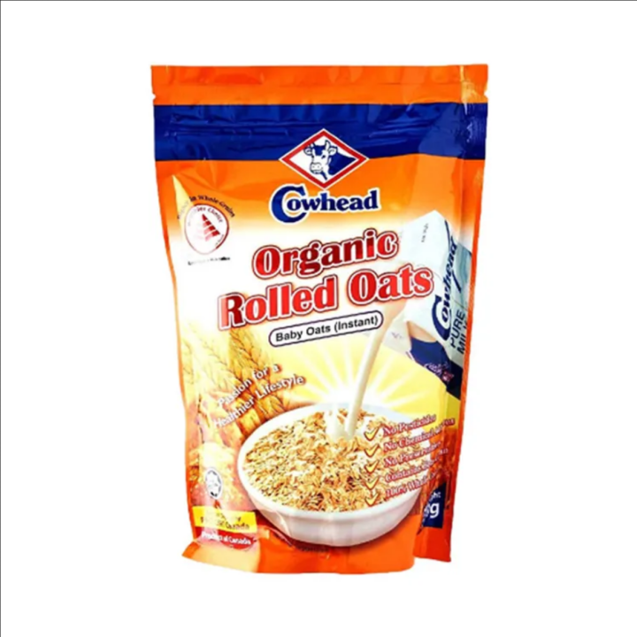 Cowhead Baby Oats Instant Organic Rolled Oats-500 G | Daraz.com.bd