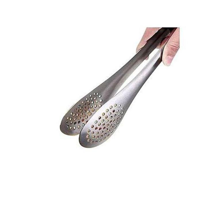 Stainless Steel Food Tong - Silver | Daraz.com.bd