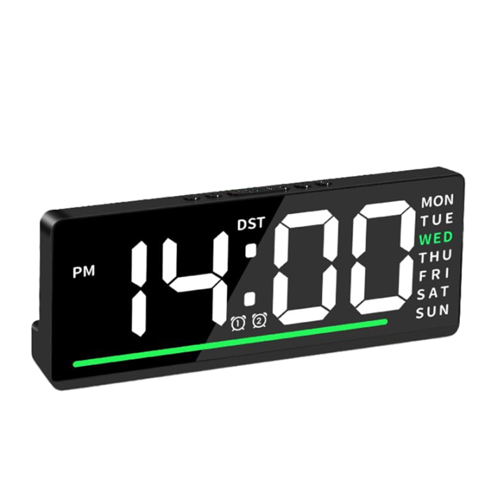 Digital Desk Clock Loud Alarm Clock for Heavy Sleepers Alarm Clock ...