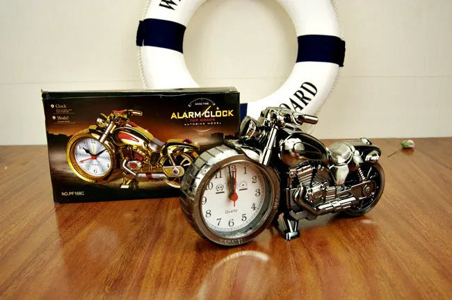 Cool motorbike shaped alarm clock desk clock for gift | Daraz.com.bd