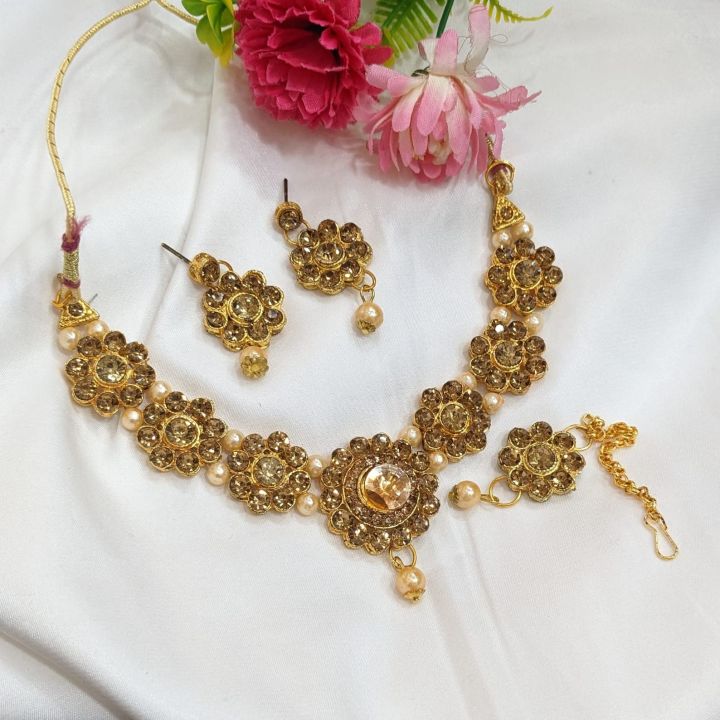 Indian PREMIUM chokar set | Daraz.com.bd