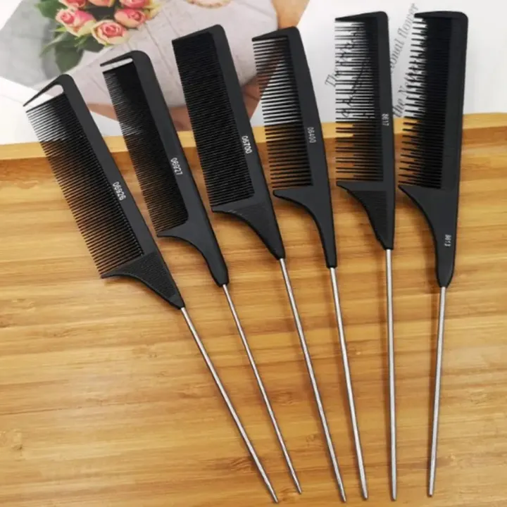 【3C VictoryEagle】Professional Hair Tail Comb Stainless Steel | Daraz.com.bd