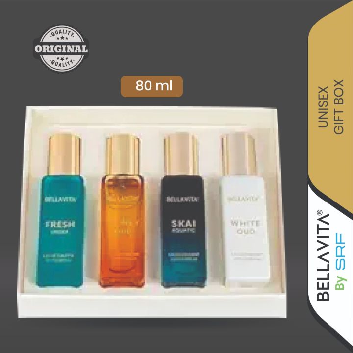 Bella Vita Perfume UNISEX GIFT SET ( 20mlx4)-80ml | Daraz.com.bd