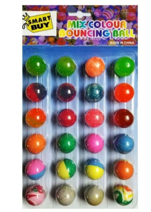 Bouncing Rubber Jumping Balls-6pcs | Daraz.com.bd