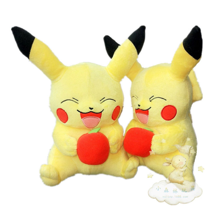 Pokémon Pokemon Christmas Eve Hug Apple Pikachu Plush Toy Ragdoll Doll ...