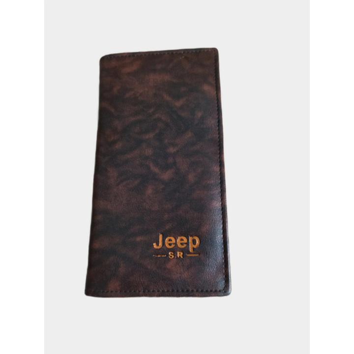 Jeep Brown Colour Long Leather Wallet for Men | Daraz.com.bd
